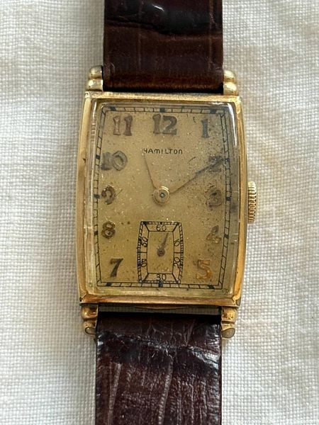 Vintage Hamilton Myron 10K Gold-Filled Manual-Wind Wristwatch, 1940s ...