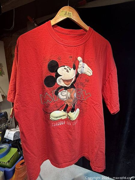 Disney Mickey Mouse Cotton T-Shirt XL | Maxsold