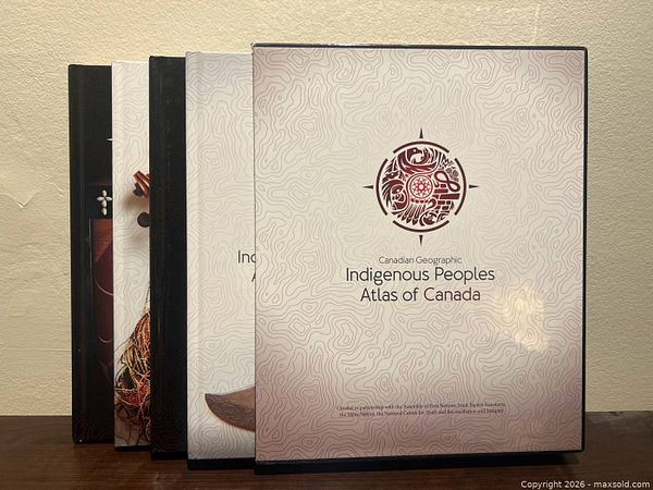 Canadian Geographic Indigenous Peoples Atlas 4 Volumes in Slipcase ...