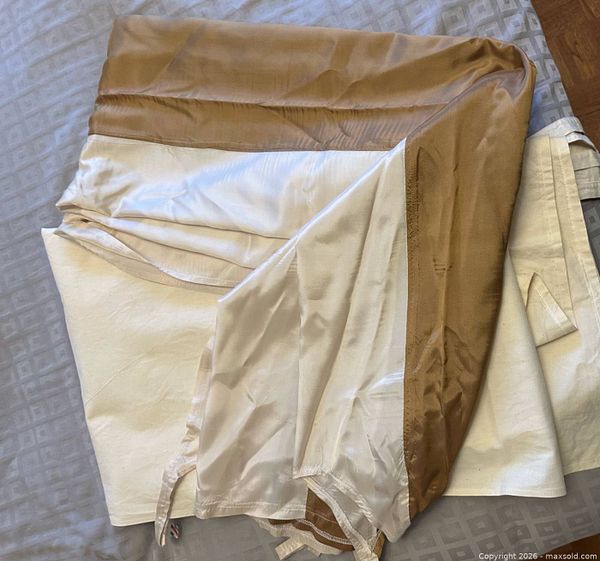 Two Tie Tab Curtain Panels | Maxsold