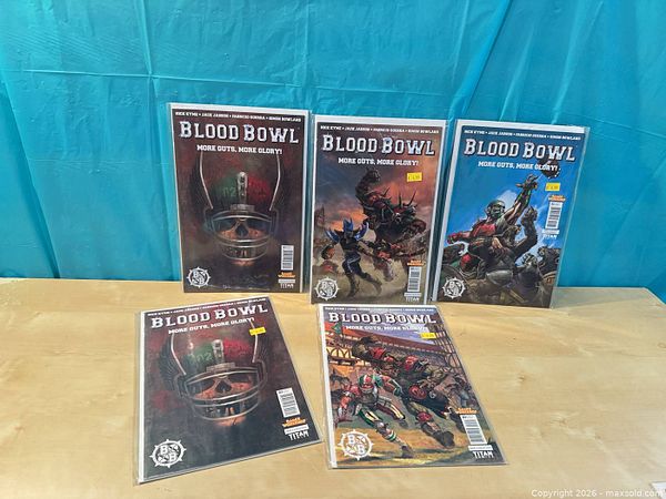Blood Bowl comic series issues 1-3 with duplicates | Maxsold