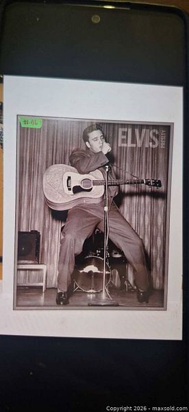 Elvis Presley poster board 20x16 in | Maxsold