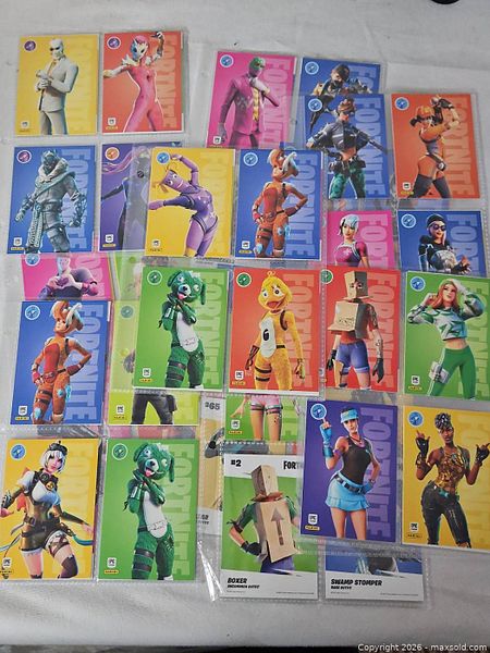 Panini Fortnite trading card lot | Maxsold