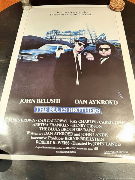The Blues Brothers one-sheet movie poster | Maxsold