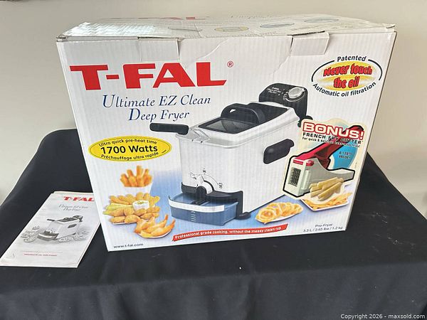 T-Fal Ultimate EZ Clean Deep Fryer | Maxsold