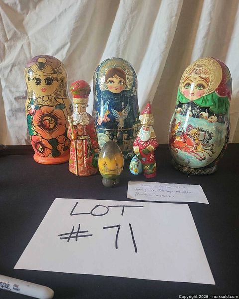 Russian Matryoshka Dolls & Ornaments | Maxsold