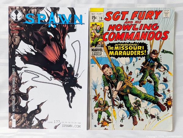 Spawn #177 & Sgt. Fury comic books | Maxsold