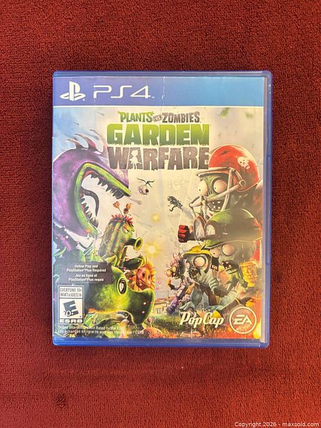 Plants vs. Zombies: Garden Warfare PS4 game disc with case | Maxsold