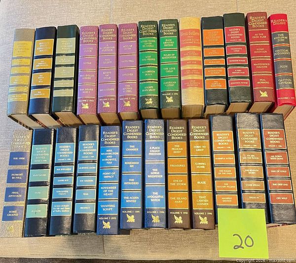 25 Reader’s Digest Condensed Books 1979-1997 | Maxsold