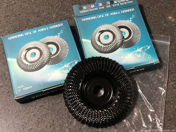 4" angle grinder grinding discs, two | Maxsold