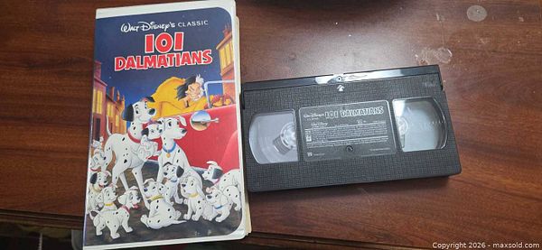 101 Dalmatians VHS cassette | Maxsold