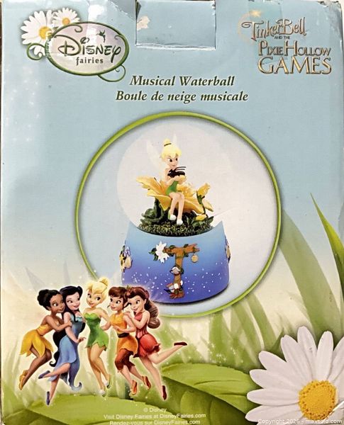 Disney Fairies Tinker Bell musical snow globe | Maxsold
