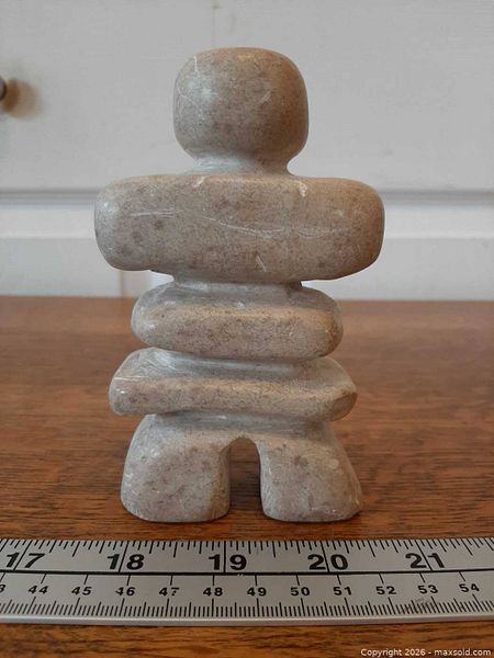 Soapstone Inukshuk sculpture | Maxsold