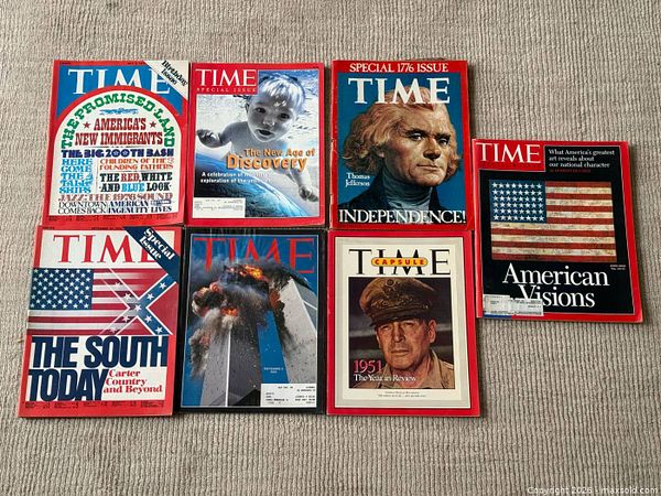 7 Time Magazine issues 1976-2001 | Maxsold