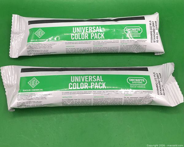 Euclid Chemical Universal Color Pack, Standard Gray, 2 pcs | Maxsold