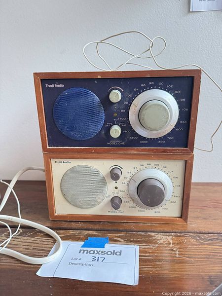 Tivoli Audio Model One AM/FM radios pair | Maxsold