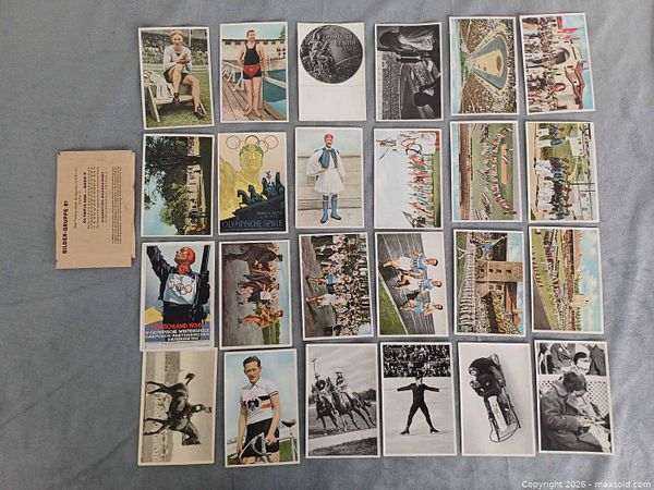 1936 Berlin Olympic trading cards | Maxsold