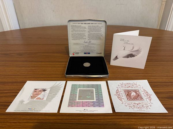 1999-2000 Canada Post Millennium Keepsake set | Maxsold