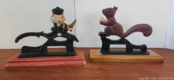 Two cast metal lever nutcrackers | Maxsold