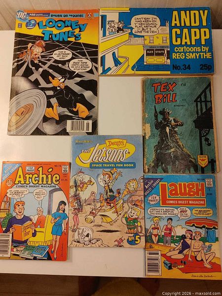 Andy Capp, Tex Bill, Jetsons & Comics | Maxsold