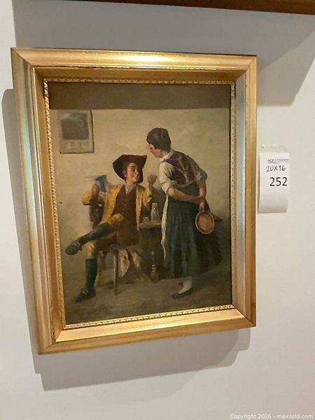 Signed Theodore Gerard Oil Painting | Maxsold