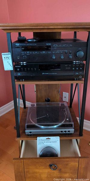 Yamaha RX-V480 Receiver, Sony CDP-CE500 5-Disc Changer, Audio-Technica ...