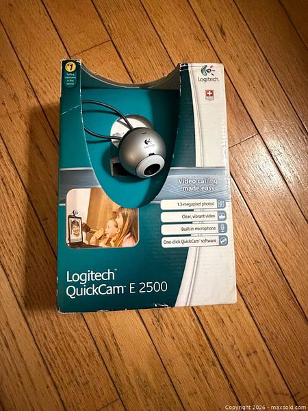 Logitech QuickCam E2500 webcam new in box | Maxsold