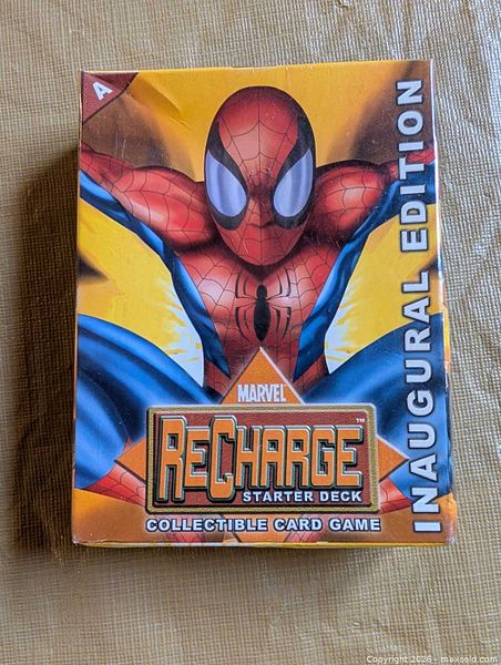 Marvel Recharge Inaugural Edition sealed starter deck 2001 | Maxsold