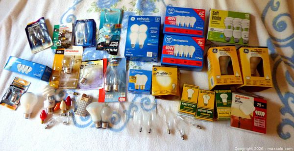 Light Bulbs Assortment, approx. 27 pieces | Maxsold