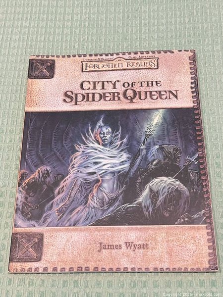 Forgotten Realms City of the Spider Queen adventure book | Maxsold