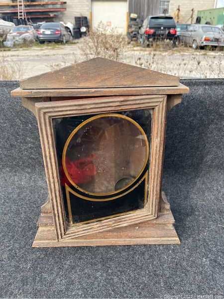 Antique Wood Clock Case | Maxsold