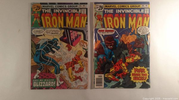Invincible Iron Man comic books #86 #88 | Maxsold