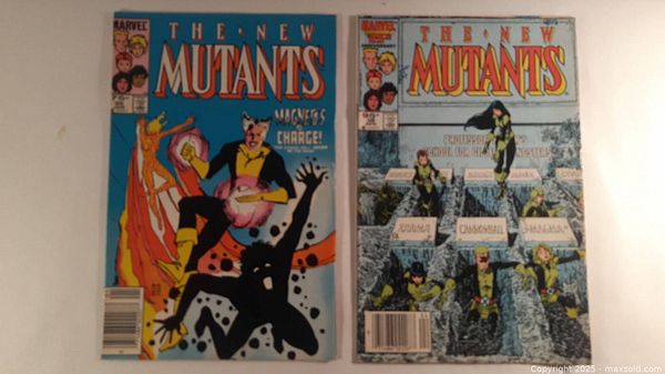 The New Mutants #35 and #38 Marvel Comics 1986 | Maxsold