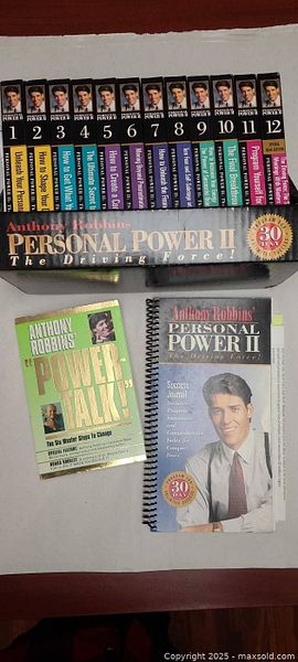 Anthony Robbins Personal Power II workbook & audio set | Maxsold