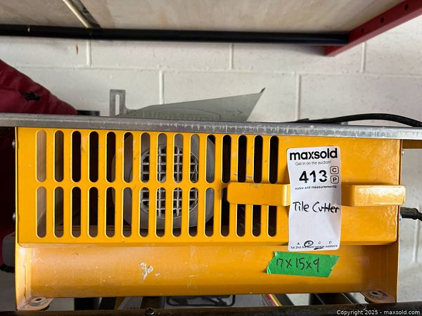 WorkForce THD550 Tile Cutter | Maxsold