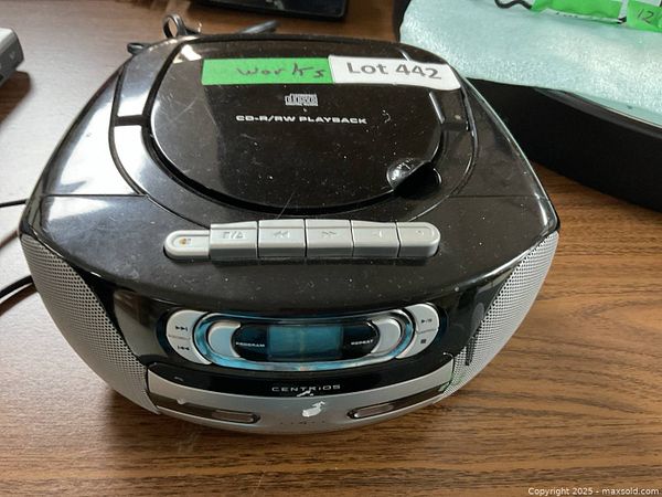 Centrios portable CD radio cassette recorder | Maxsold